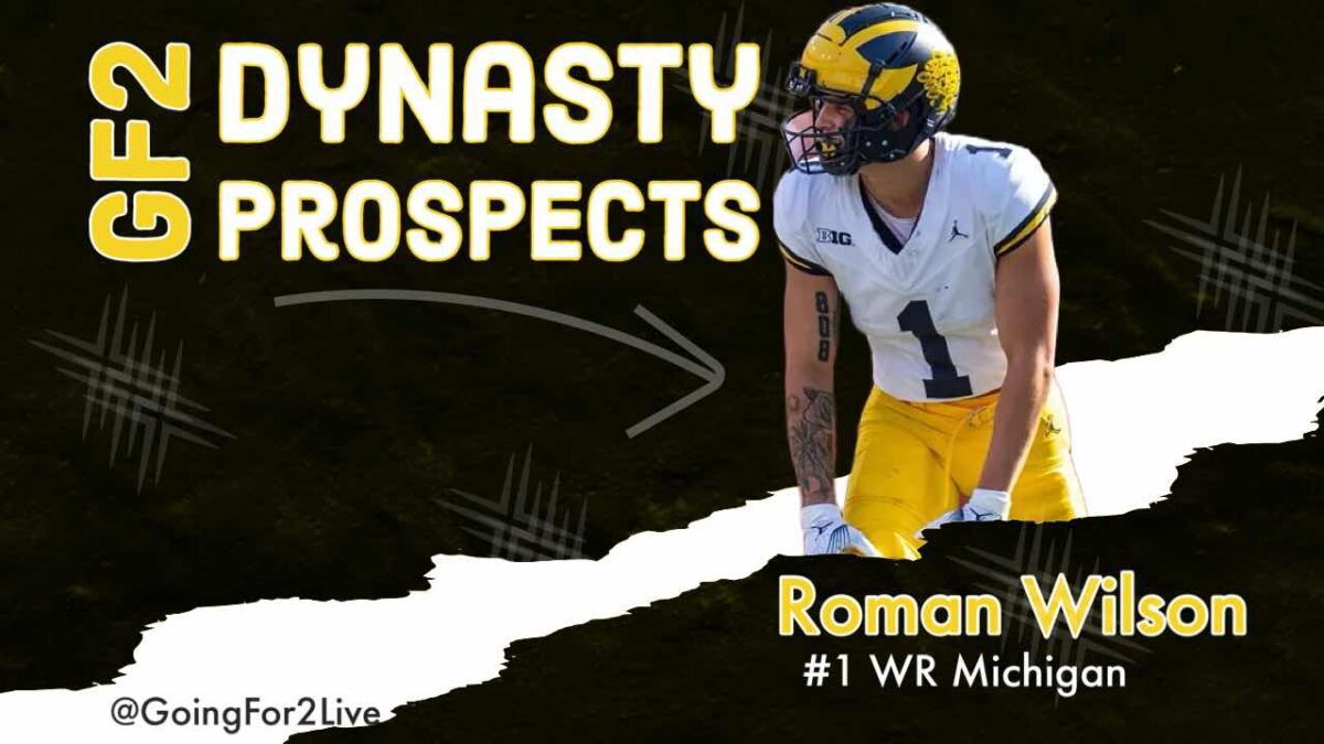 WR Roman Wilson: Fast, Tough, and a QB’s Best Friend