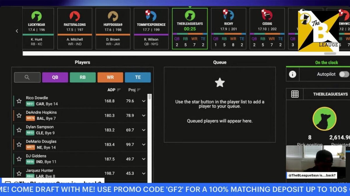 A LIVE BESTBALL DRAFT?! I WOULD NEVER….